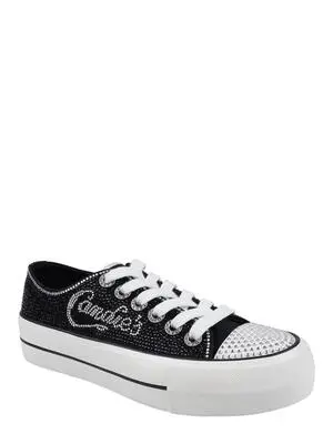 CANDIE'S Leann Low Top Platform Sneakers - Black
