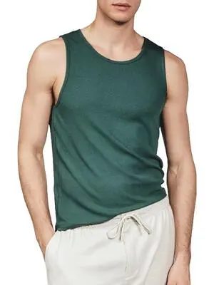 7 Diamonds Cotton & Modal Ribbed Tank Basil