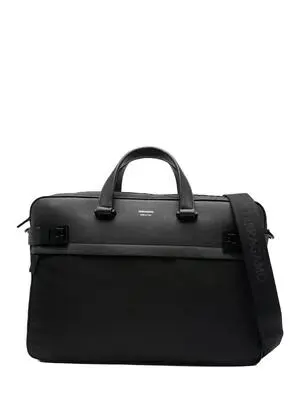 FERRAGAMO Gancini-motif Laptop Bag - Black