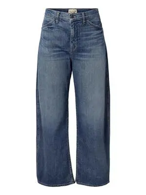 NILI LOTAN Tribeca High-rise Tapered Jeans - Blue
