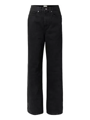 Khaite Bonnie Mid-rise Boyfriend Jeans - Black