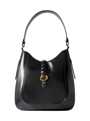 Isabel Marant Altay Leather Shoulder Bag - Black