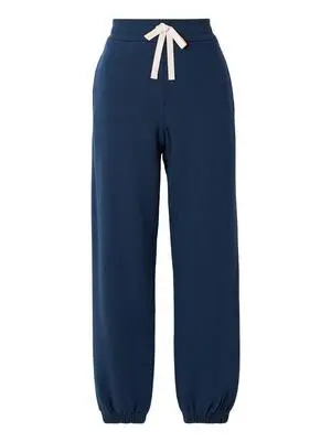 JIL SANDER Cotton-jersey Track Pants - Blue