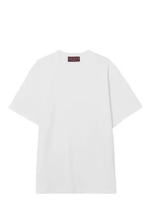 Gucci Oversized Cotton-jersey T-shirt - White