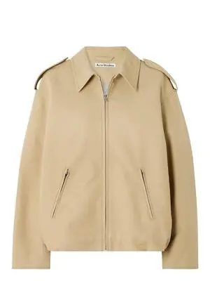 Acne Studios Cotton-dupioni Jacket - Neutrals