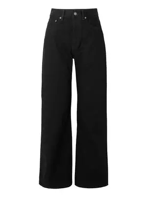 Acne Studios High-rise Wide-leg Jeans - Black