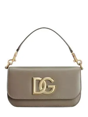 Dolce & Gabbana Leather Shoulder Bag - Neutrals