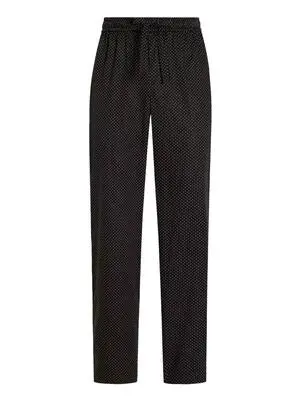 Dolce & Gabbana Drawstring Trousers - Black