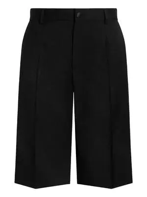 Dolce & Gabbana Pleated Wide-leg Shorts - Black