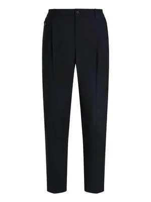Dolce & Gabbana Pleat-detail Trousers - Blue