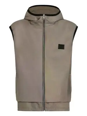 Dolce & Gabbana Hooded Gilet - Brown
