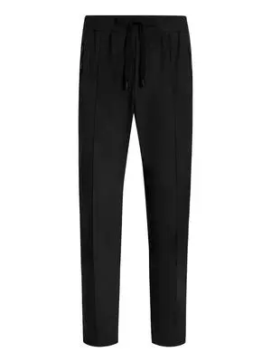 Dolce & Gabbana Drawstring-waist Trousers - Black