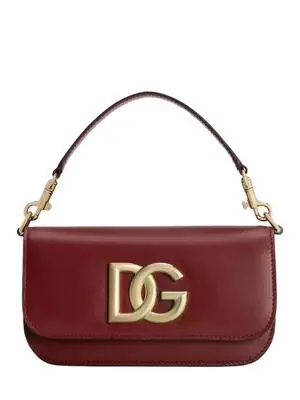 Dolce & Gabbana Leather Shoulder Bag - Red