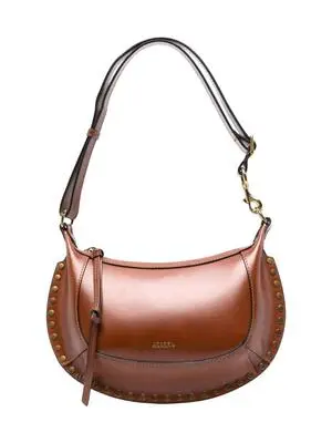 Isabel Marant Étoile Studded Crossbody Bag - Brown