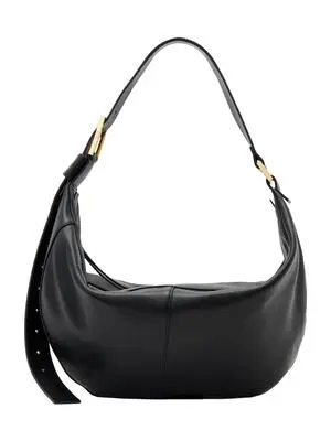 ALLSAINTS Luna Slouchy Shoulder Bag - Black