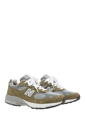NEW BALANCE Made In Usa 993 - Covert Green With Medium Gray And White
