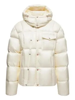Moncler Serfanto Hooded Down Jacket - White