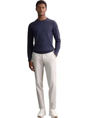 REISS Technical Stretch Relaxed Trousers Ice Blue