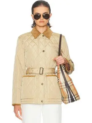 BURBERRY Belted Jacket