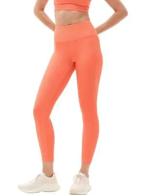 Athleta Interval Stash High Rise 7/8 Legging Orange Haze