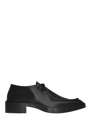 Saint Laurent Leather Harvey Derby Shoes - Black