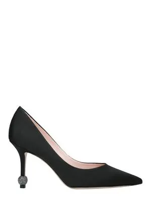 ROGER VIVIER Marlene 85 Grosgrain Pumps - Black