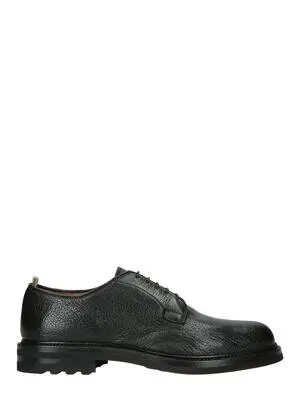 Officine Creative Leather Aston Flexi Derby Shoes - Black