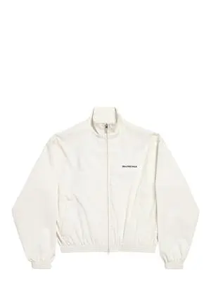 Balenciaga Logo Track Jacket - White