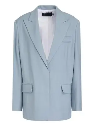 Proenza Schouler Twill Blazer - Light Blue