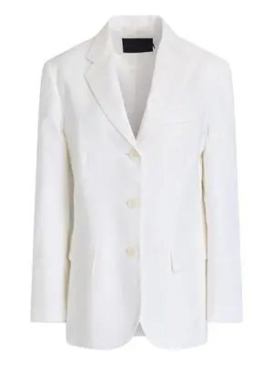 Proenza Schouler Woven Blazer - White