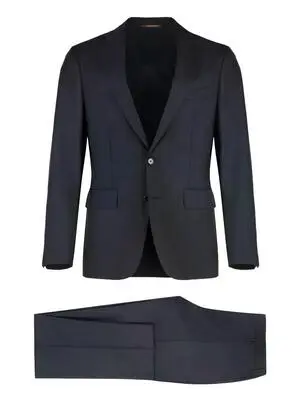 Canali Two-piece Wool Suit - Blue