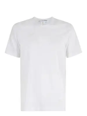 Comme Des Garçons Logo-print Crew-neck T-shirt - White