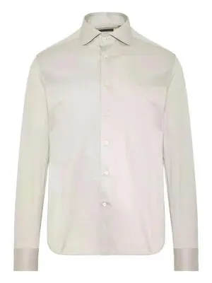 Corneliani Longsleeved Button-down Shirt - Grey