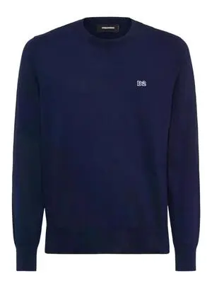 Dsquared2 Fine-knit Jumper - Blue