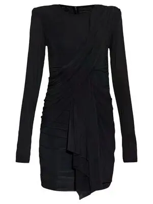 Isabel Marant Georgia Draped Dress - Black