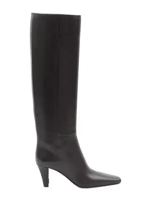 Saint Laurent 75mm Jill Boots - Black
