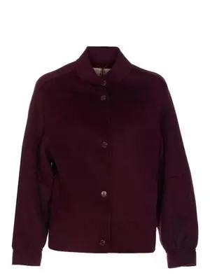 TWINSET Snap-button Wool-blend Jacket - Red