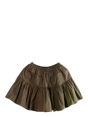 Cecilie Bahnsen Ruffled Pocket Skirt - Brown