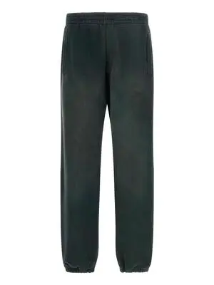 GOLDEN GOOSE Brushed-cotton Track Pants - Black