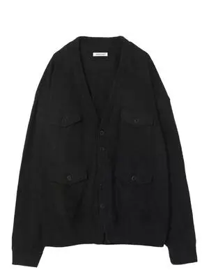 UNDERCOVERISM Patch Pockets Cardigan - Black