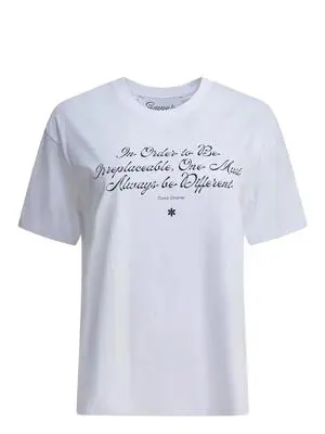 SEMPER Quote-print T-shirt - White