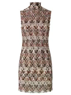 Missoni Floral-lace Mini Dress - Neutrals