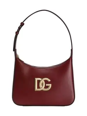 Dolce & Gabbana Leather Shoulder Bag - Red