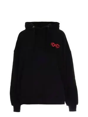 Fiorucci Logo Hoodie - Black