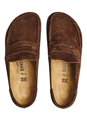 BIRKENSTOCK Naples Suede Clogs Carafe