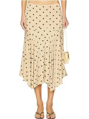 With Jéan Maeve Midi Skirt - Polka Dot