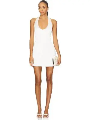 NOOKIE Sabine Satin Mini Dress - White