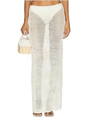 Superdown Amelia Maxi Skirt - White