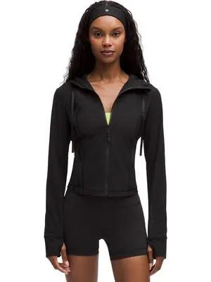 Lululemon Define Cropped Hooded Jacket - Black