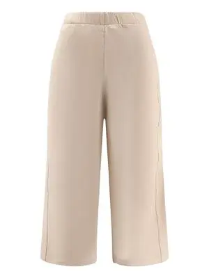 Max Mara Filovia Silk And Cotton Jogger Trousers - Beige